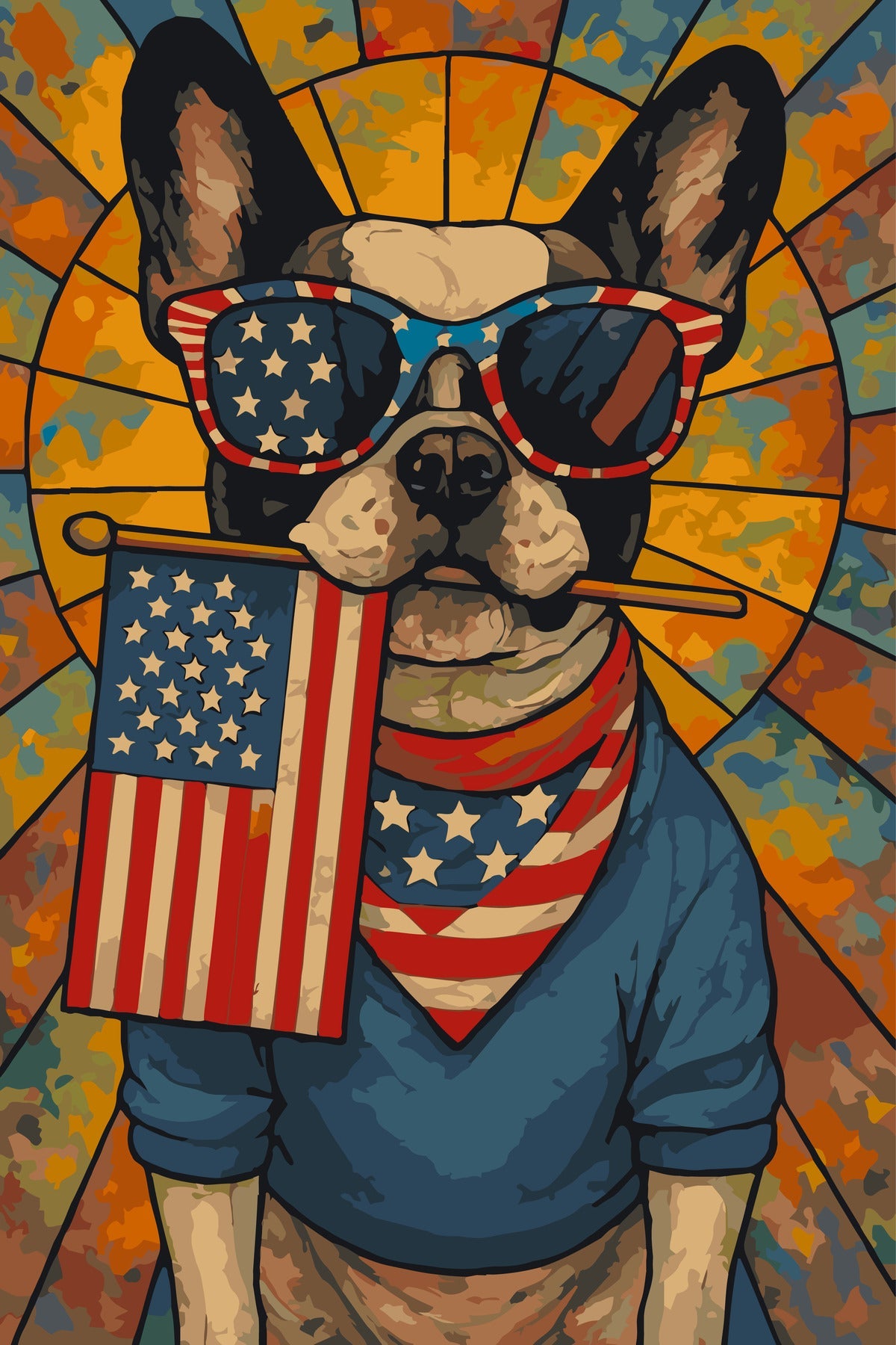 Independence Day Art – Paint Your Numbers