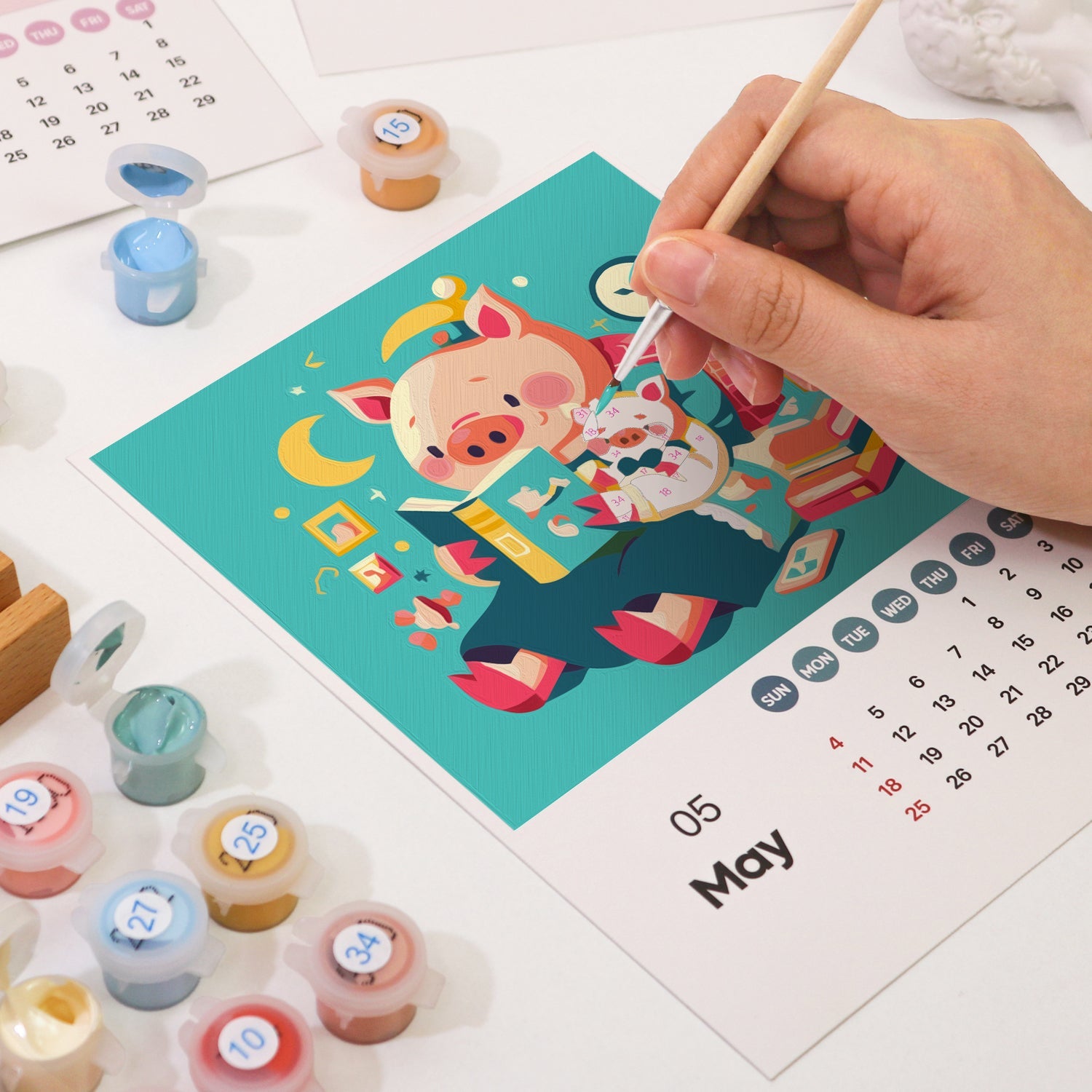 Calendars – Paint Your Numbers