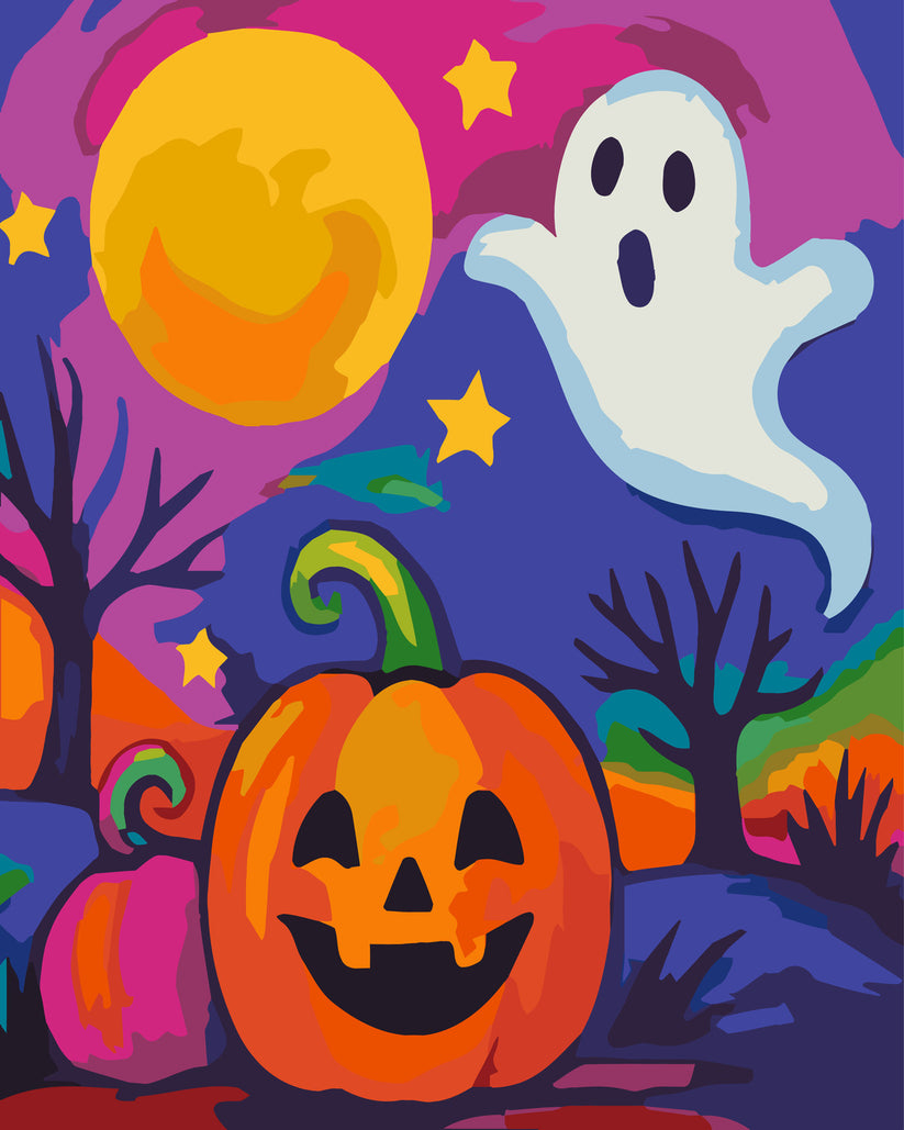 BOO! Ghostly Night – Paint Your Numbers