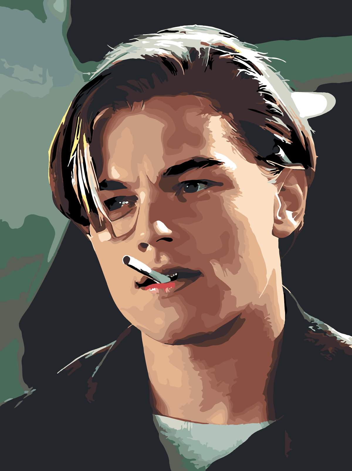 Leonardo DiCaprio - Jack Dawson - Titanic (1997) | Paint Your Numbers