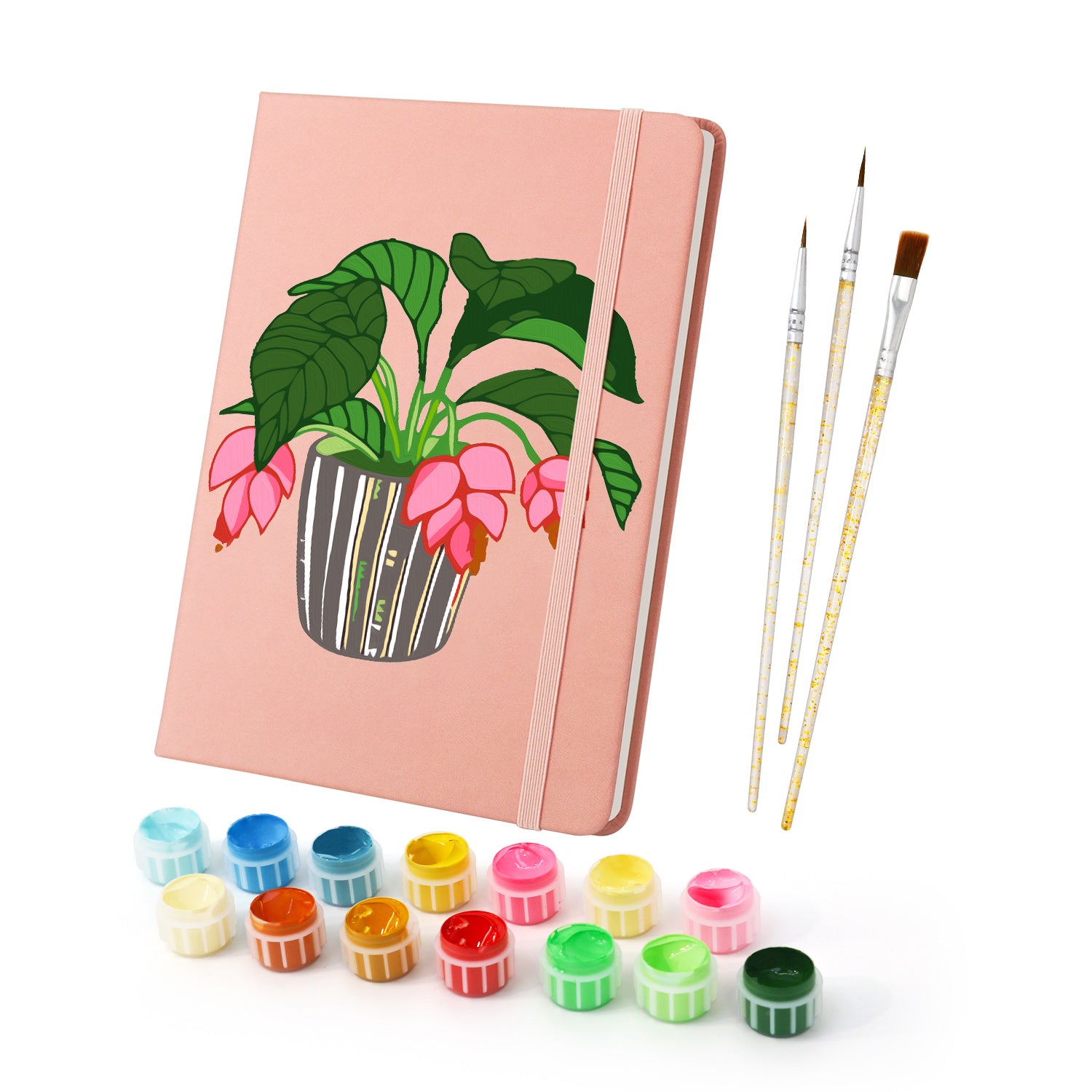 Paint & Plant Notebook – Begonia Beauty Edition – Paint Your Numbers