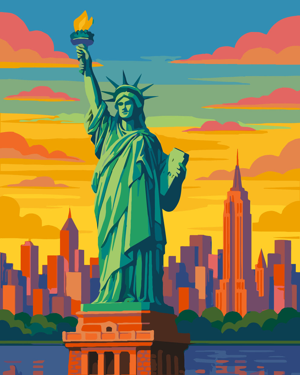 Statue of Liberty Set 2 – Paint Your Numbers